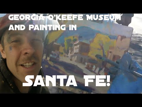 Experiencing MEOW WOLF and the Georgia O'Keefe Museum in Santa Fe | Plein Air Painting the Wildfires