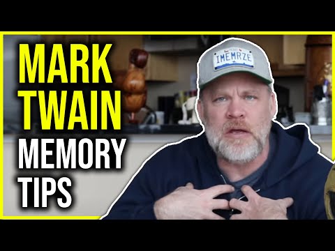 Memorize History Facts // Memory Training Book by Mark Twain