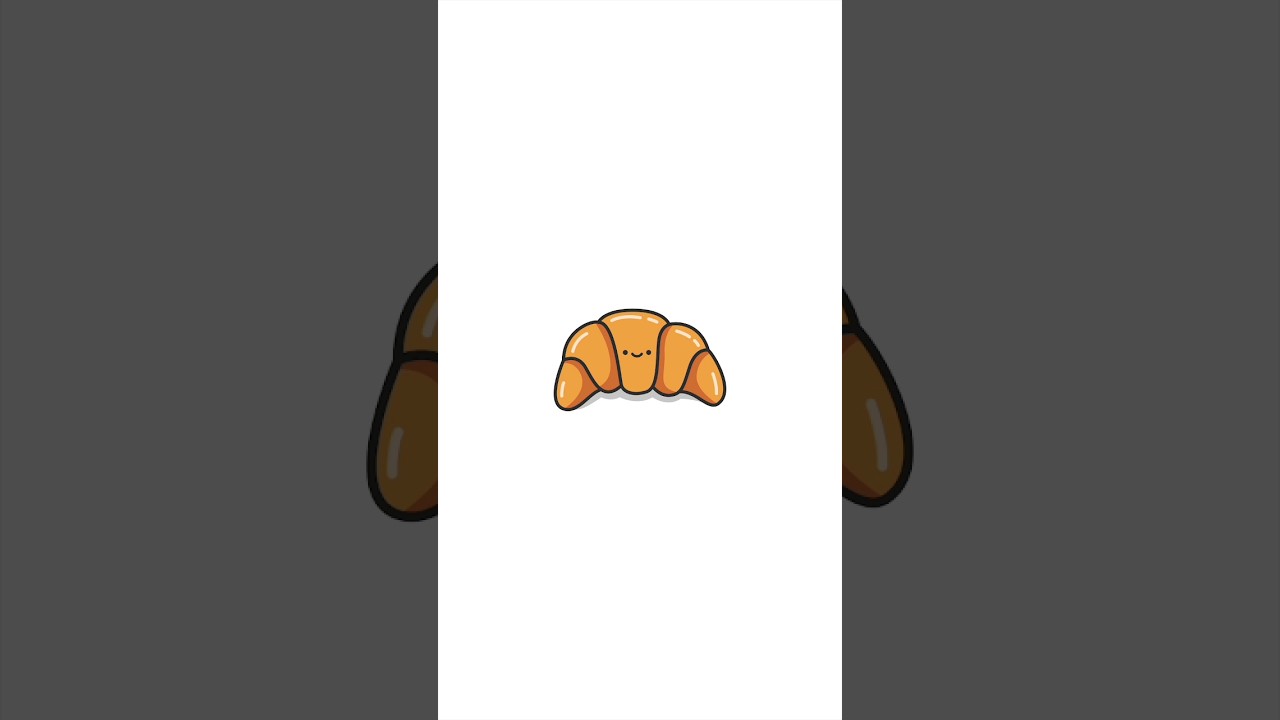 Croissant ✨️..#illustration #illustrations #character #designs #cute #mascot #croissant #pastry