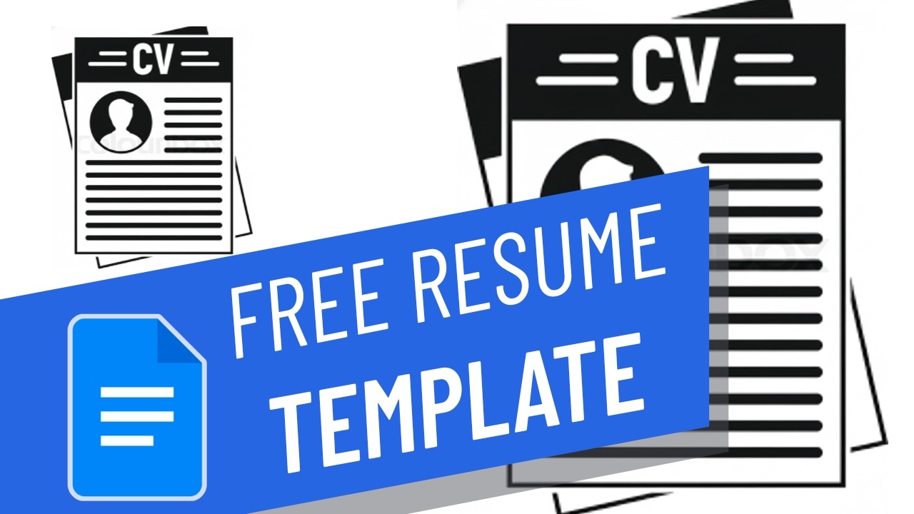 Free resume template customization with Google Docs