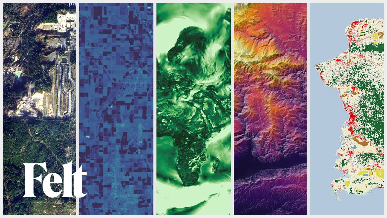 5 Ways to Visualize Raster Data in Felt