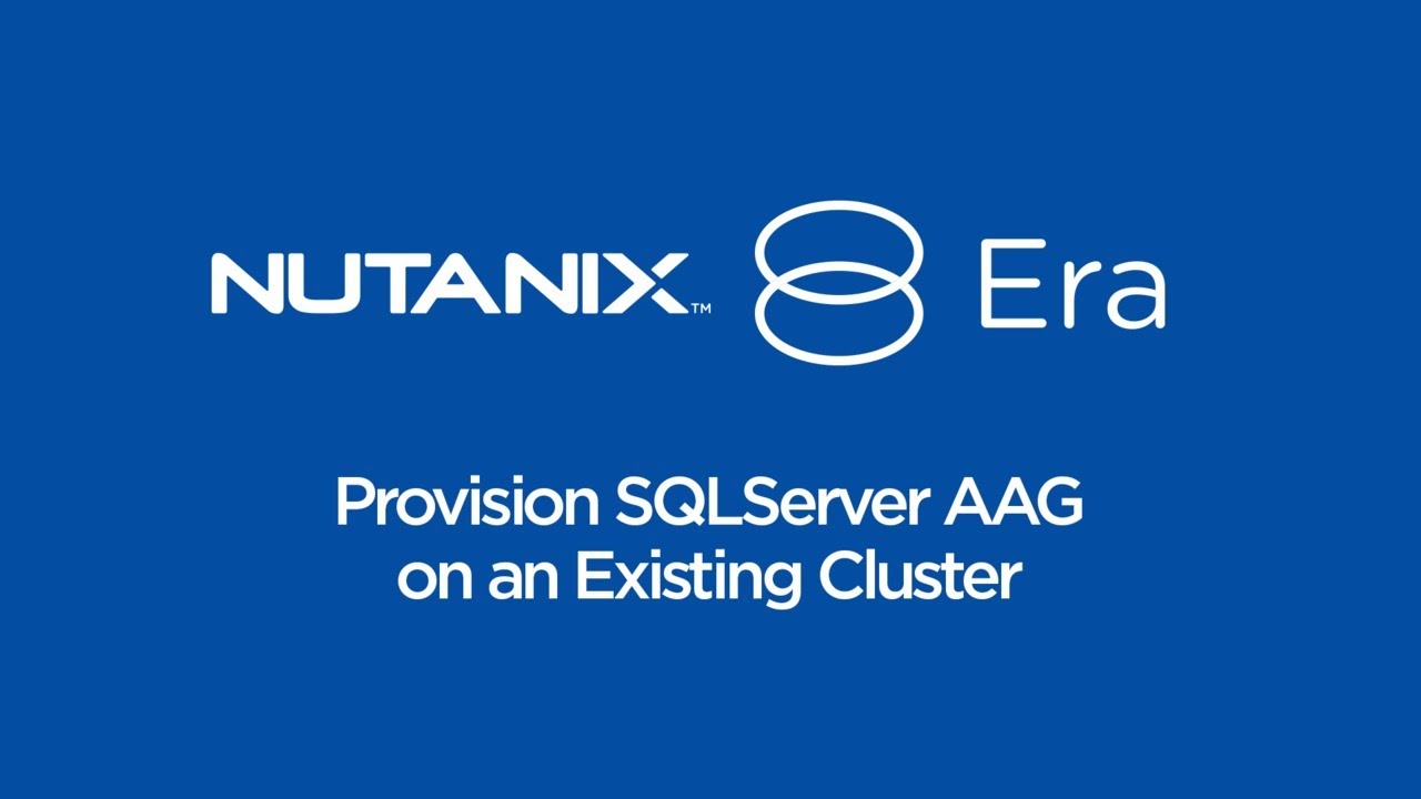 Provision SQL Server AAG on an Existing Cluster