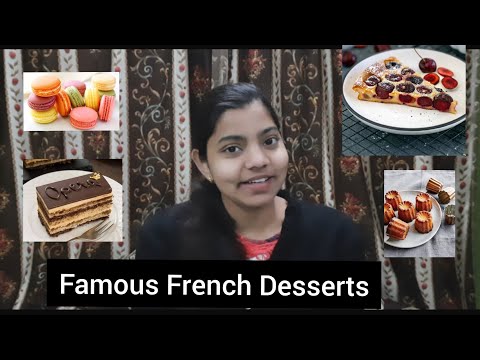 Desserts name in French & Pronounciation II french vocabulary II