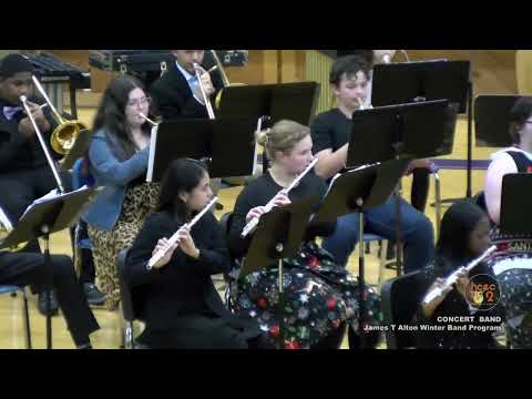 James T Alton Winter Band Program December 10, 2024