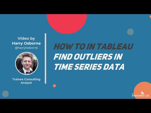 How to in Tableau in 5 mins: Find Outliers in Time Series Data