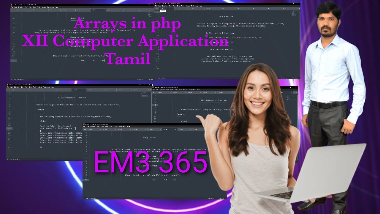 Array in php for XII computer application chapter 5 php function and array