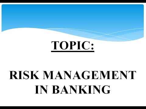 FINANCE RISK MANAGEMENT IN BANKING PROJECTS ASSIGNMENTS & EDUCATIONAL SERVICES