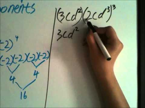 How to simplify Expressions with exponents