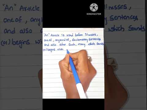Importance Of "An" Article #trending #shorts