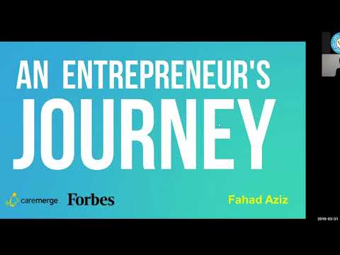 FAANA Seminar #1: An Entrepreneur's Journey