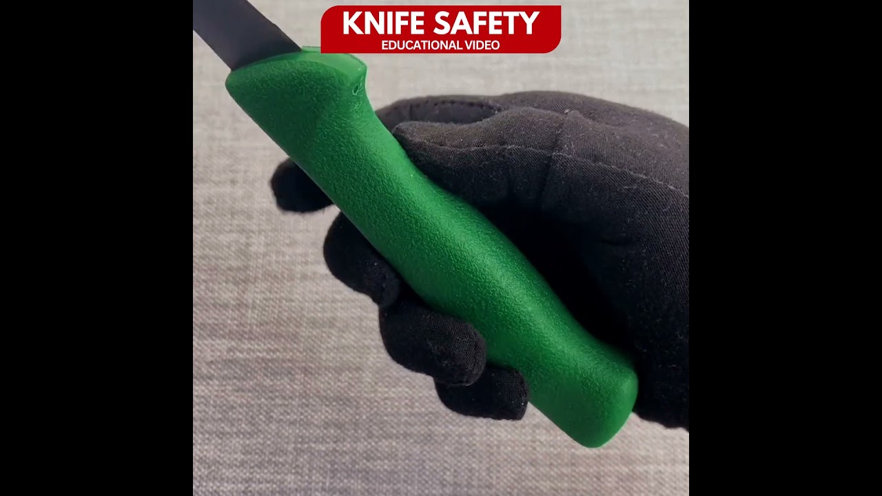 F. Herder (Solingen Fork Brand) 6 Inch Straight Boning Knife, Green Handle (8685-15,50)