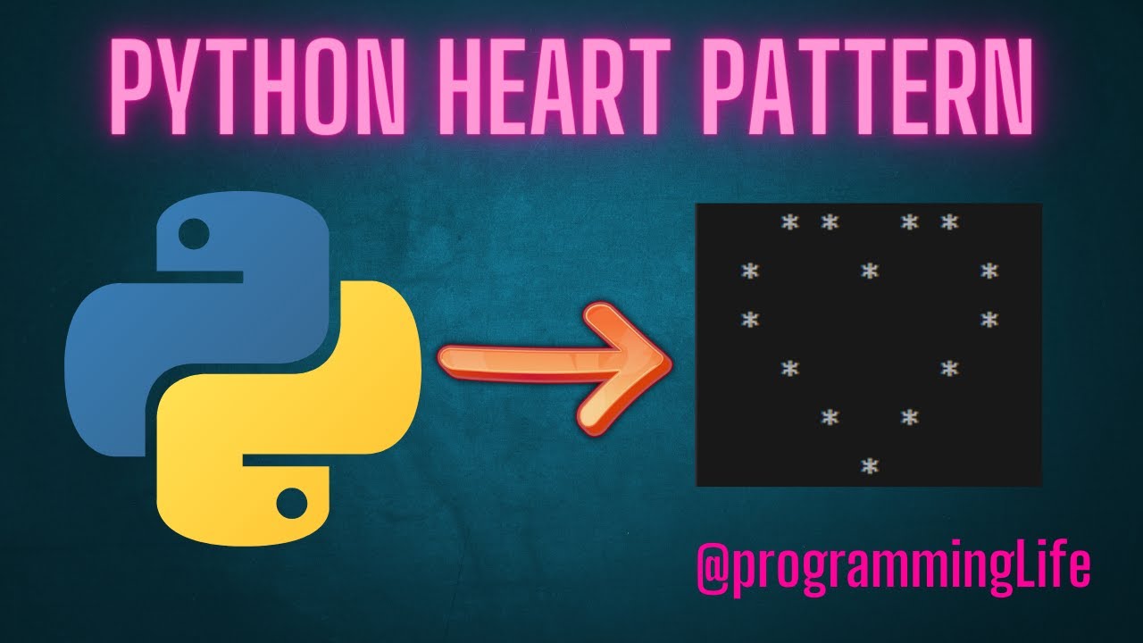 Python Artistry: Designing Beautiful Heart Shaped Patterns