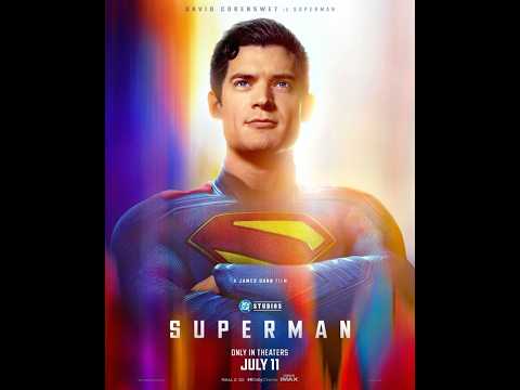Superman movie posters from DC Studios #superman