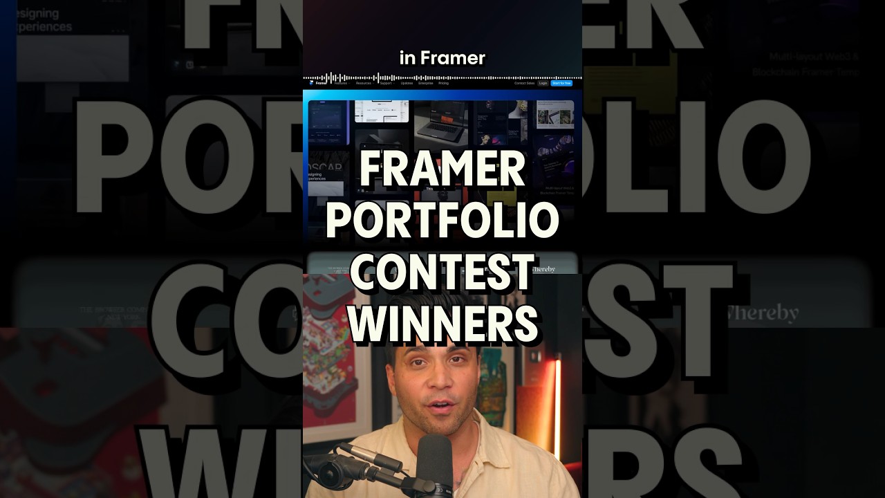 You should be building portfolios in Framer