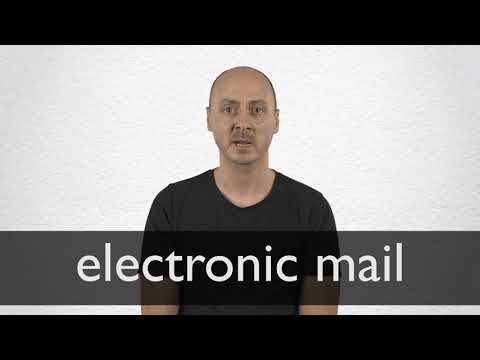 ELECTRONIC MAIL definition and meaning | Collins English Dictionary