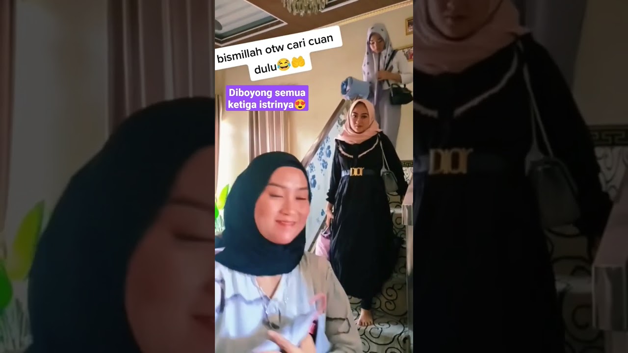 didampingi 3 istri #pernikahanviral #poligami #madutiga #shorts