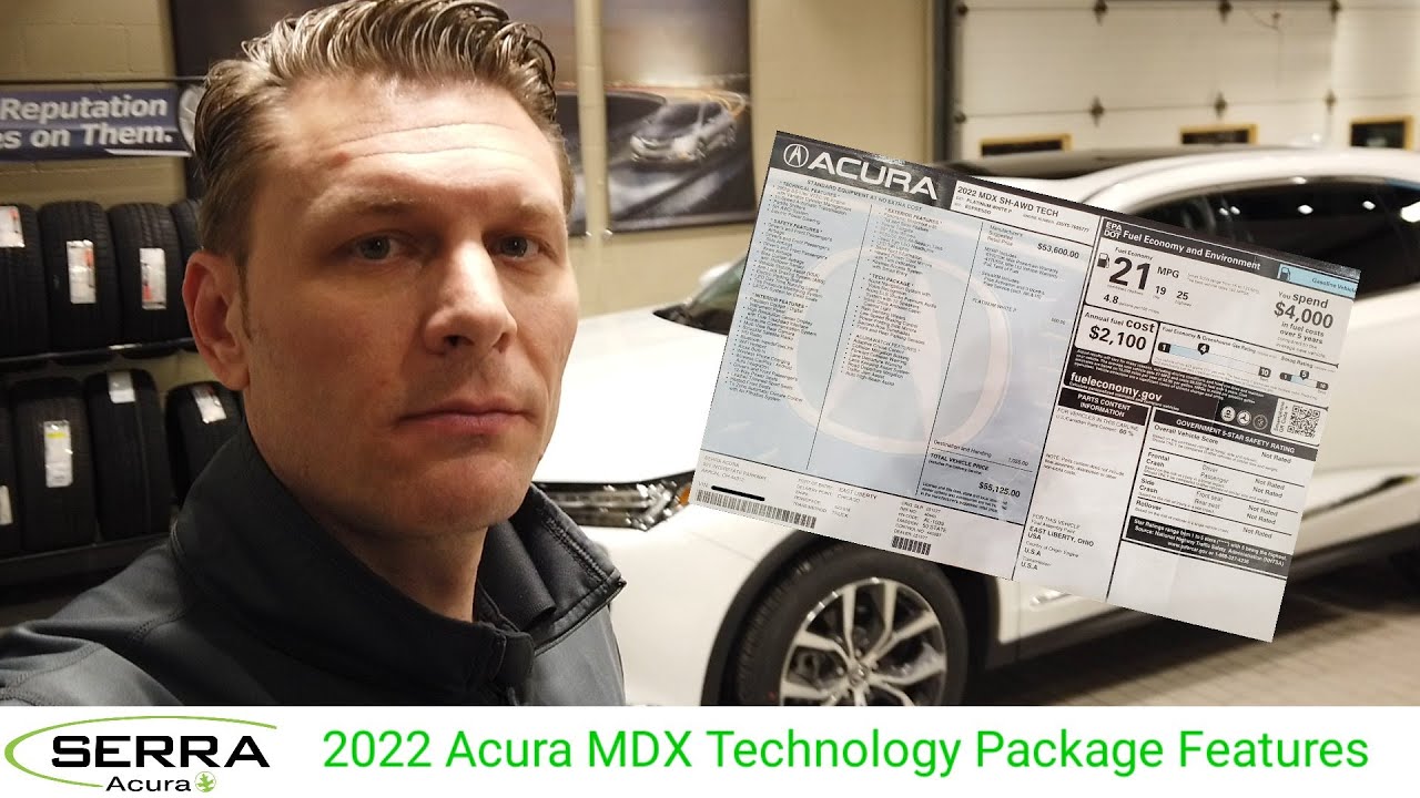 2022 Acura MDX Technology Package Features