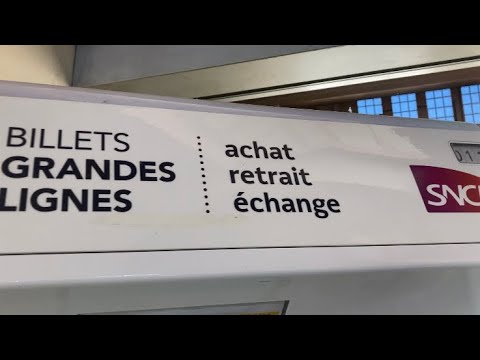 How to change SNCF train ticket date
