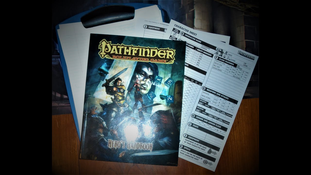 Pathfinder 1st Edition Beginner Box Character Creation
