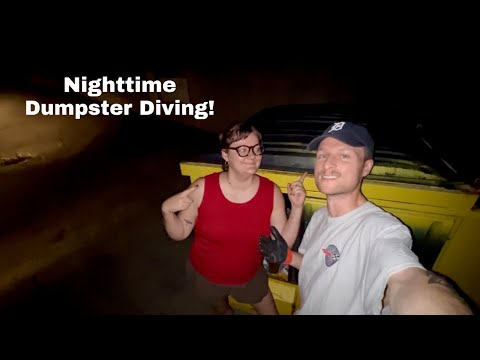 Nighttime Dumpster Diving!