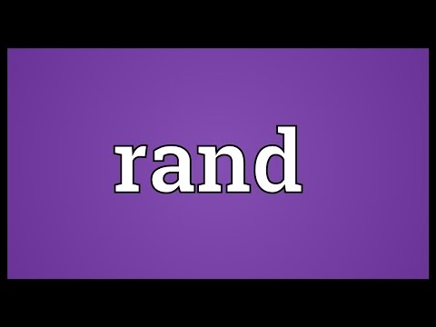 Rand Meaning