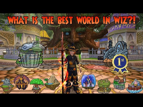 Wizard101: What is the BEST World?! (World Ranking)