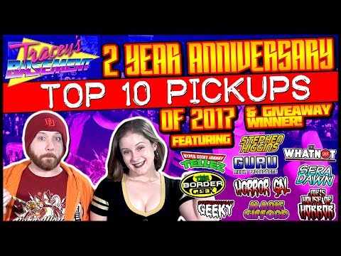 Tracey's Basement 2nd Anniversary: Top 10 Collection Additions 2017 w/ Friends & Giveaway Winner!