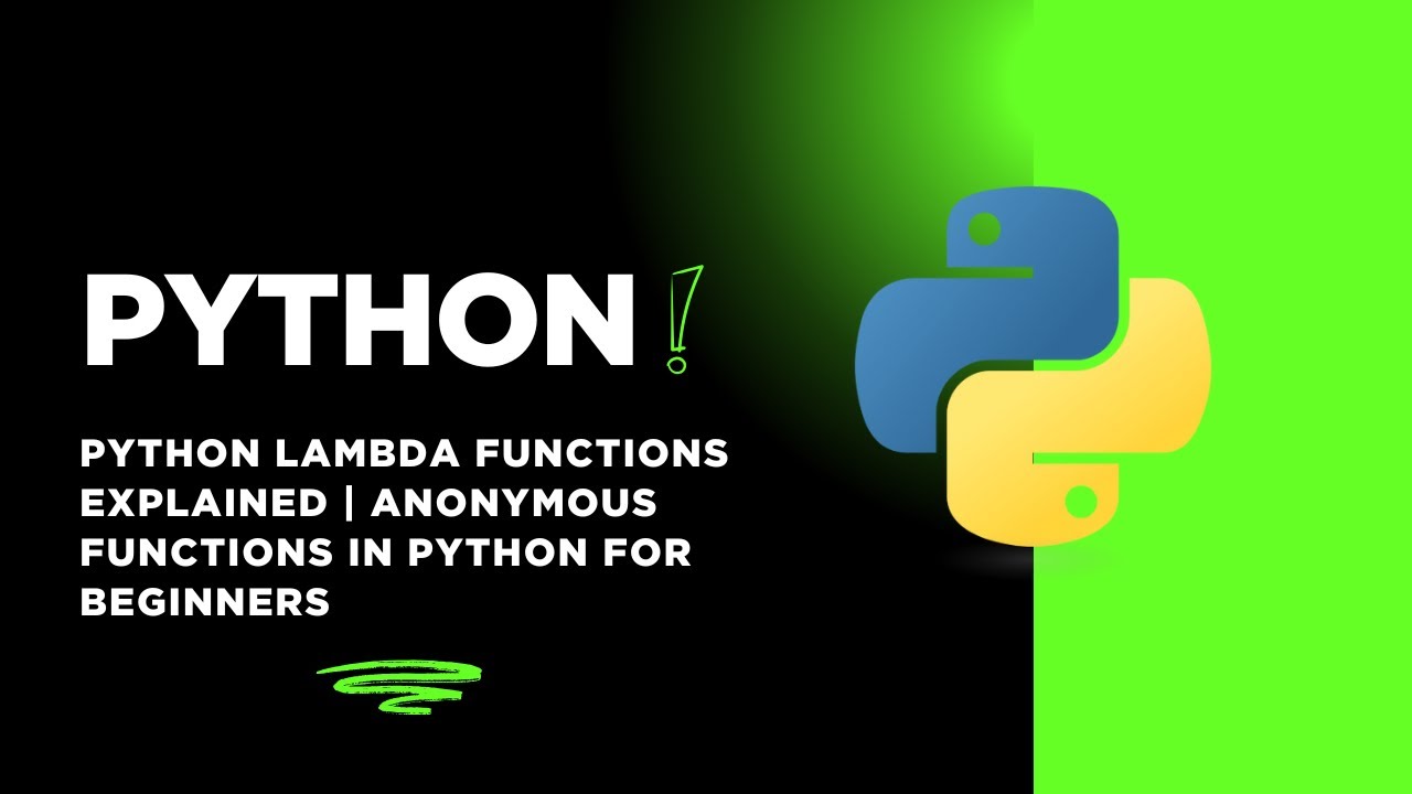 Python Lambda Functions Explained | Anonymous Functions in Python for Beginner 2025 #python #coding
