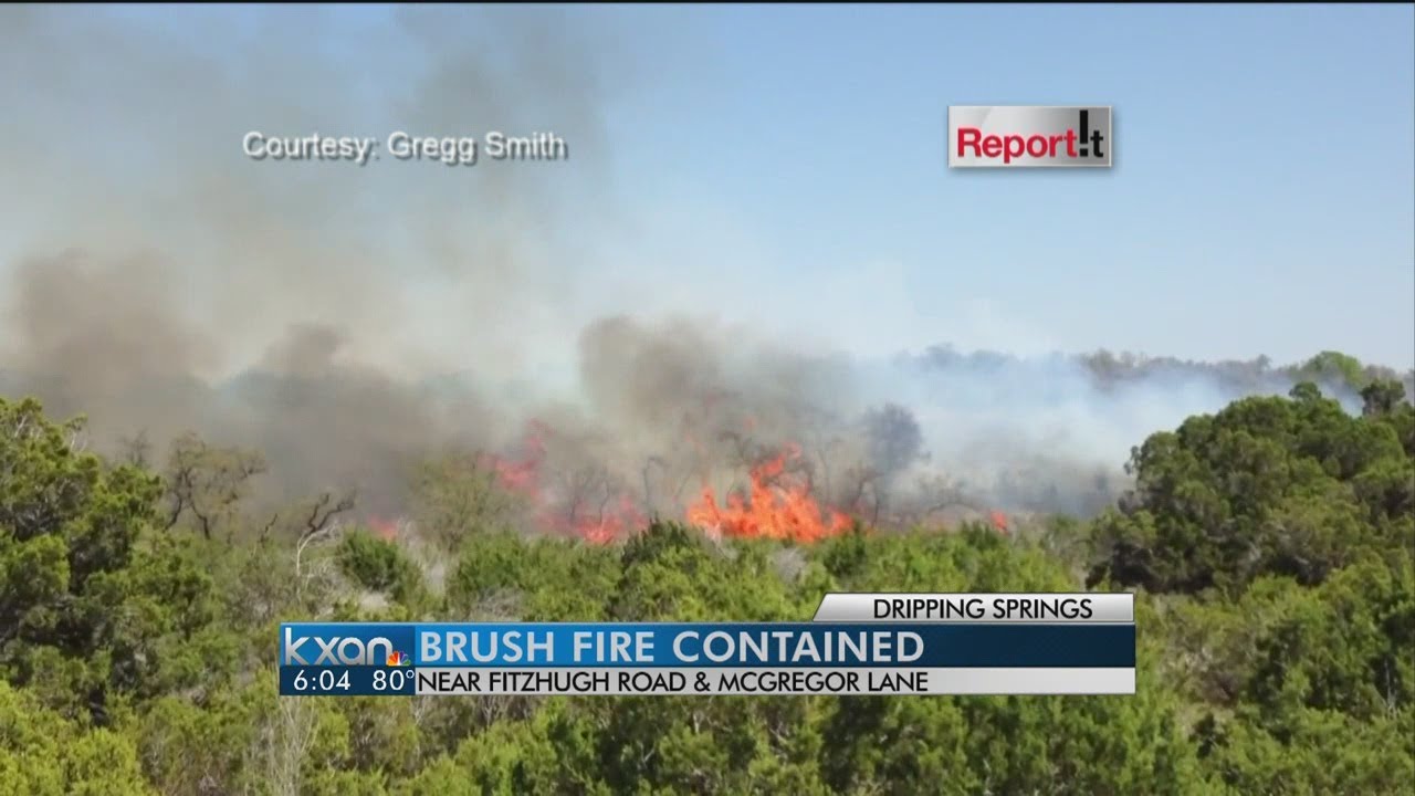 Hays Co brush Fire