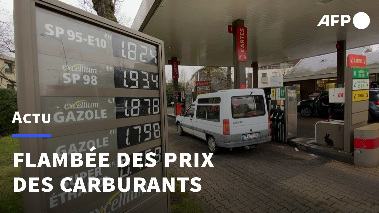Carburants: flambée record du prix du gazole et de l'essence à la pompe | AFP