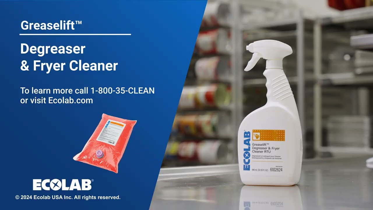 Ecolab Greaselift™ Degreaser & Fryer Cleaner