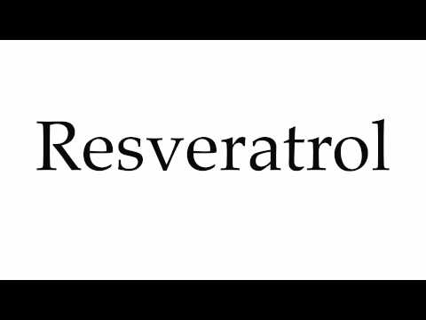 How to Pronounce Resveratrol