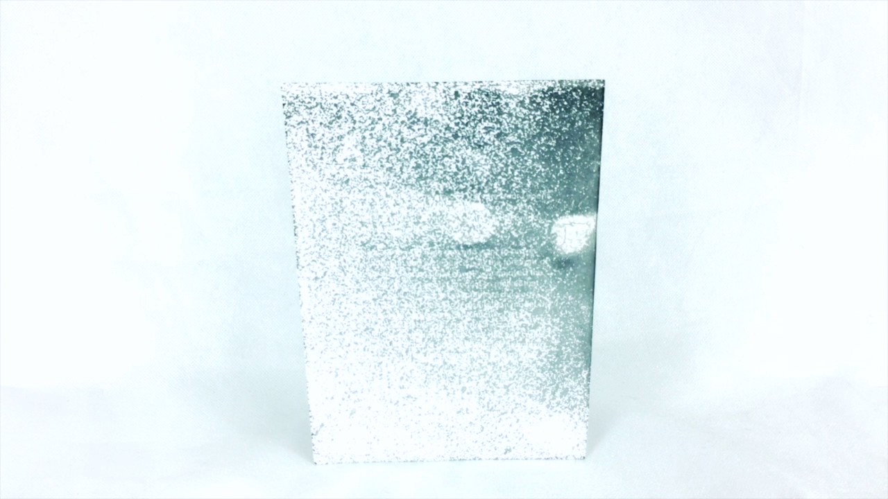 Material Evolution Lab Ltd, Hydrochromic Ink on Card Sample