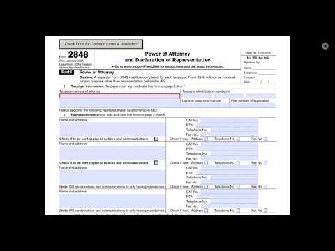 Form 2848