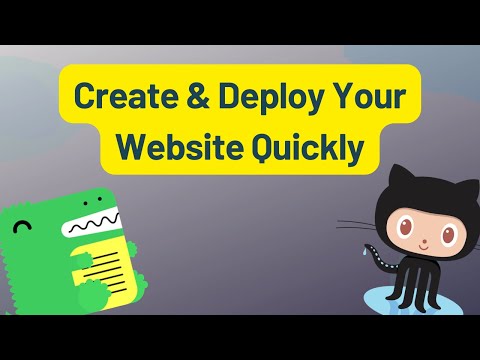 Create & Deploy Your Website Quickly - Docusaurus & GitHub Pages