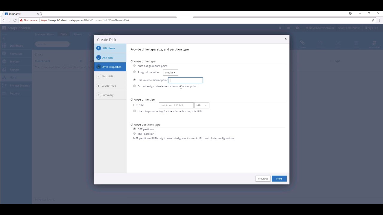 Database Migration Using SnapCenter