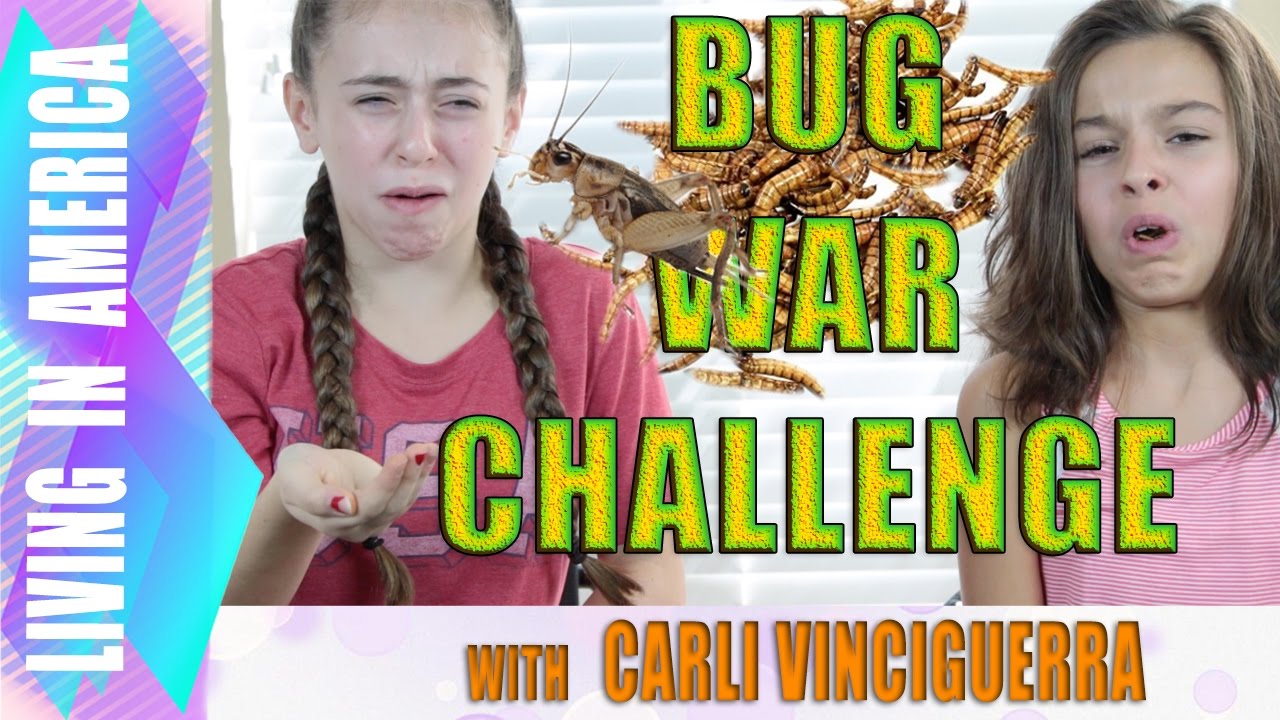 EATING BUG / BUG WAR CHALLENGE, DISGUSTING !!!!