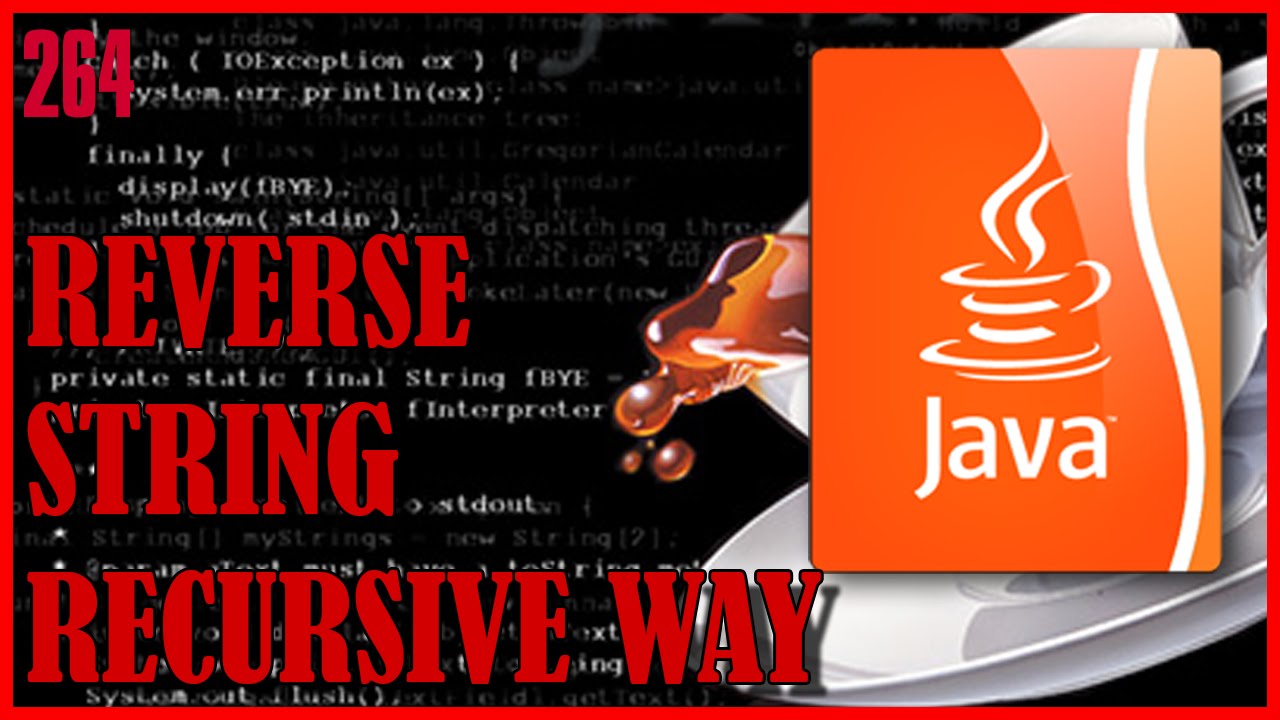 JAVA Recursion - Reverse a string