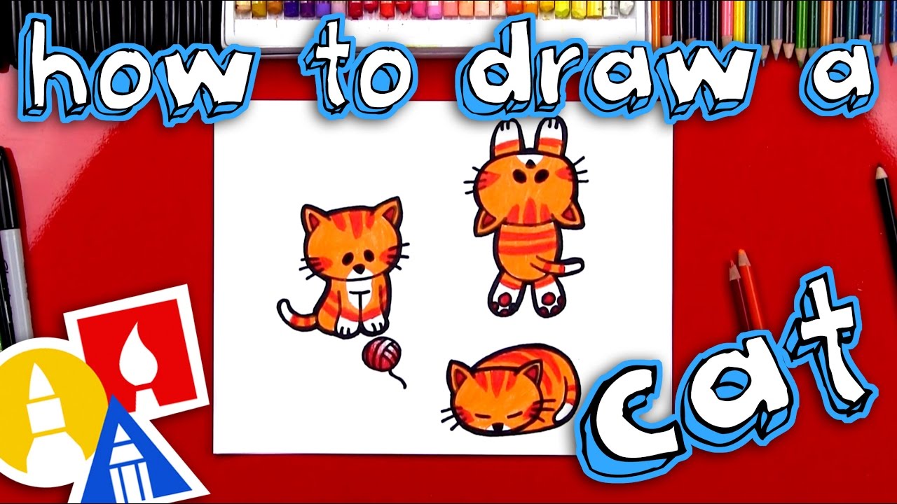 How To Draw A Cartoon Cat