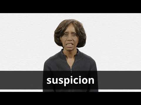 SUSPICION definition and meaning | Collins English Dictionary