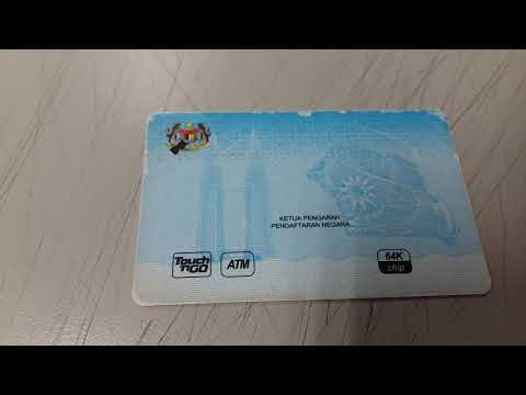 Malaysia identification card without info.
