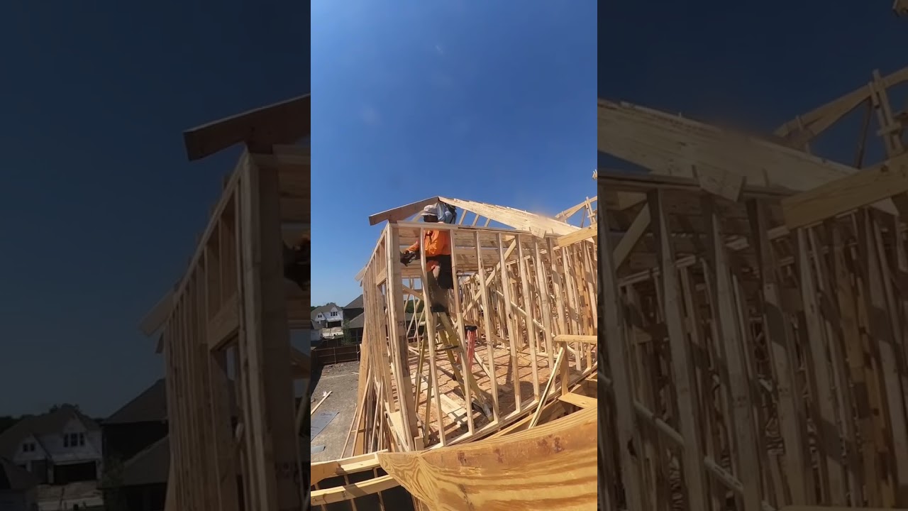 Cerrando techos #construction #drone #dallas #comedia #frame #texas #woodworking