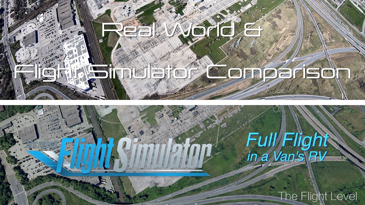 I Flew Over Burlington in Flight Simulator and in Real Life - Detailed ...