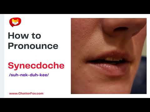 How to Pronounce Synecdoche , Pronunciation Lessons