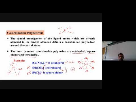 Coordination compounds Part 7 Coordination number and Coordination entity