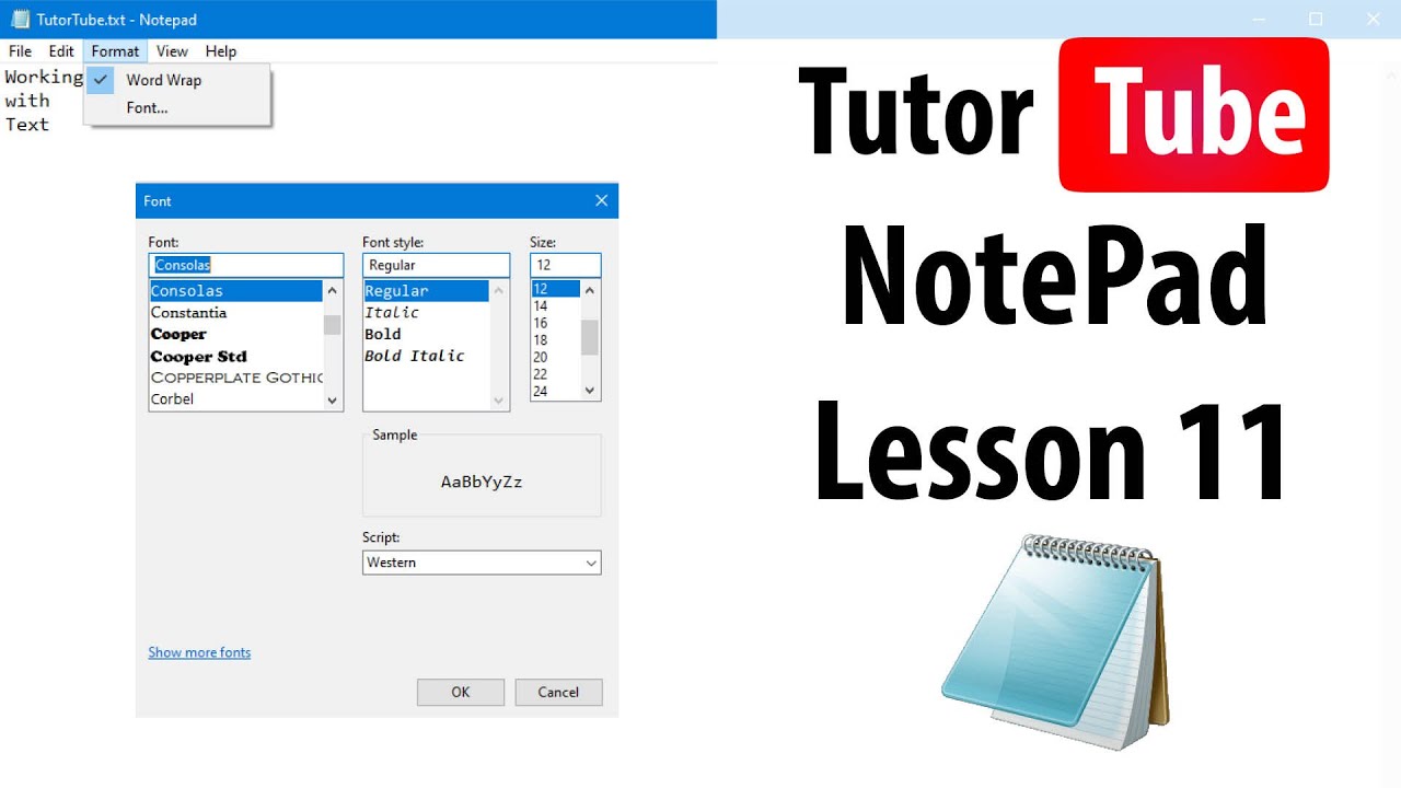 Notepad Tutorial - Lesson 11 - Replace