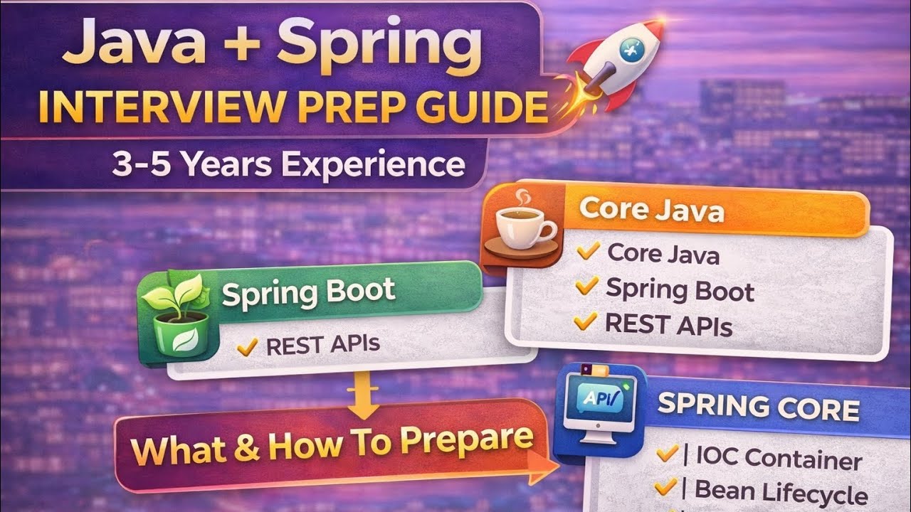 Java + Spring Boot Interview Preparation Guide| Structured Roadmap