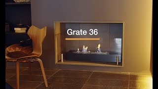 EcoSmart Fire Grate 36 Fireplace Grate - Hearth Appliances