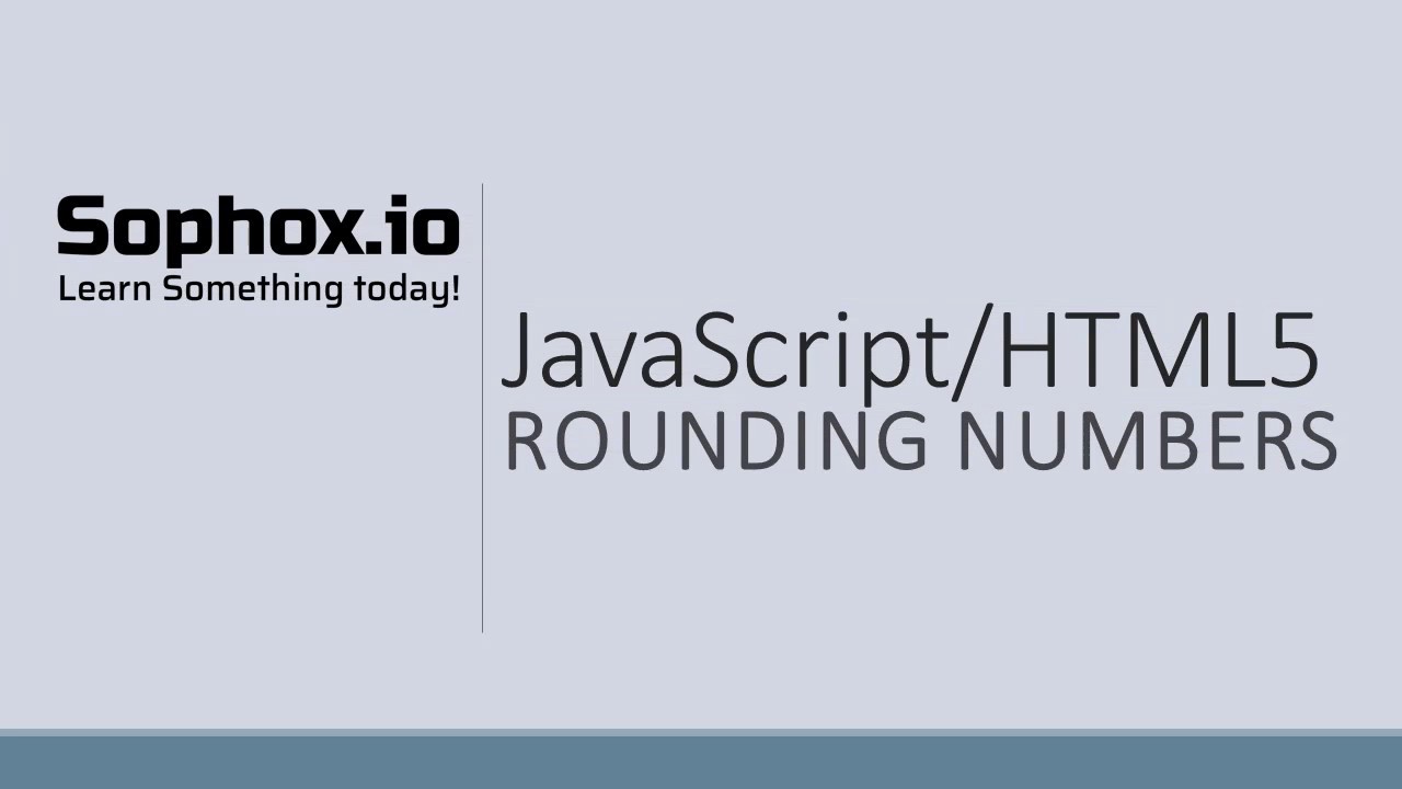 JavaScript: Truncating Decimals for Output