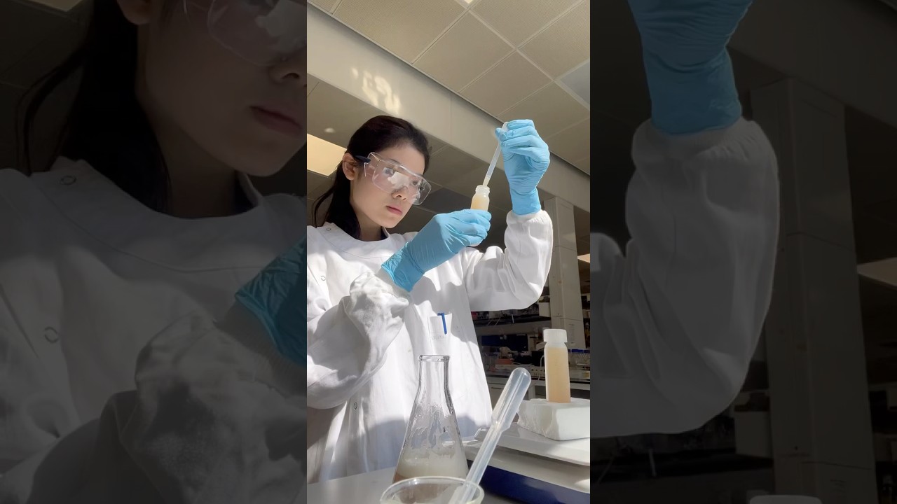 BIOCHEMISTRY Lab Research🧪👩‍🔬#biochemistry #research #lab #students #university #science